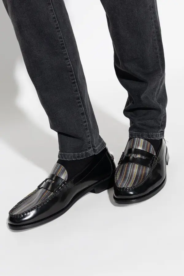Paul Smith Signature Stripe Loafers - Black