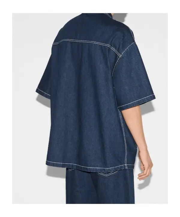 Gucci Lasered Denim Shirt