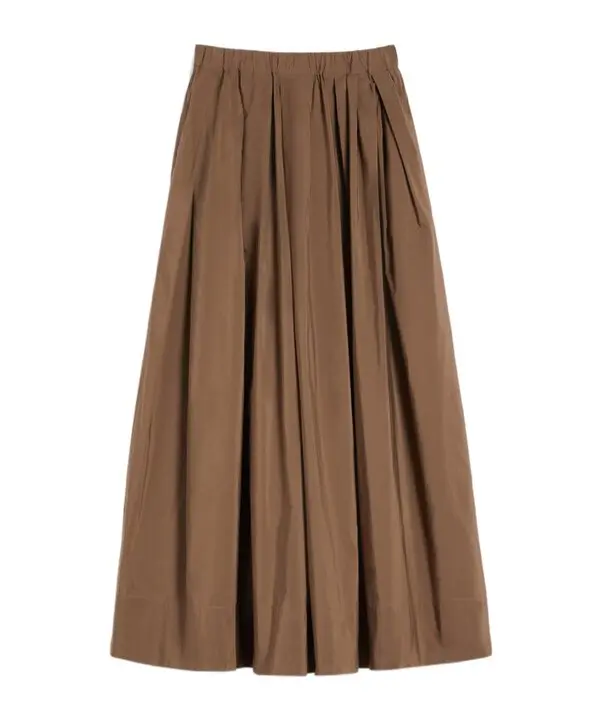 Max Mara Cotton Micro Faille Skirt