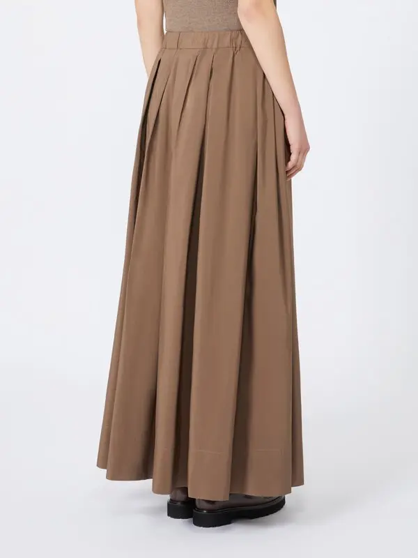 Max Mara Cotton Micro Faille Skirt