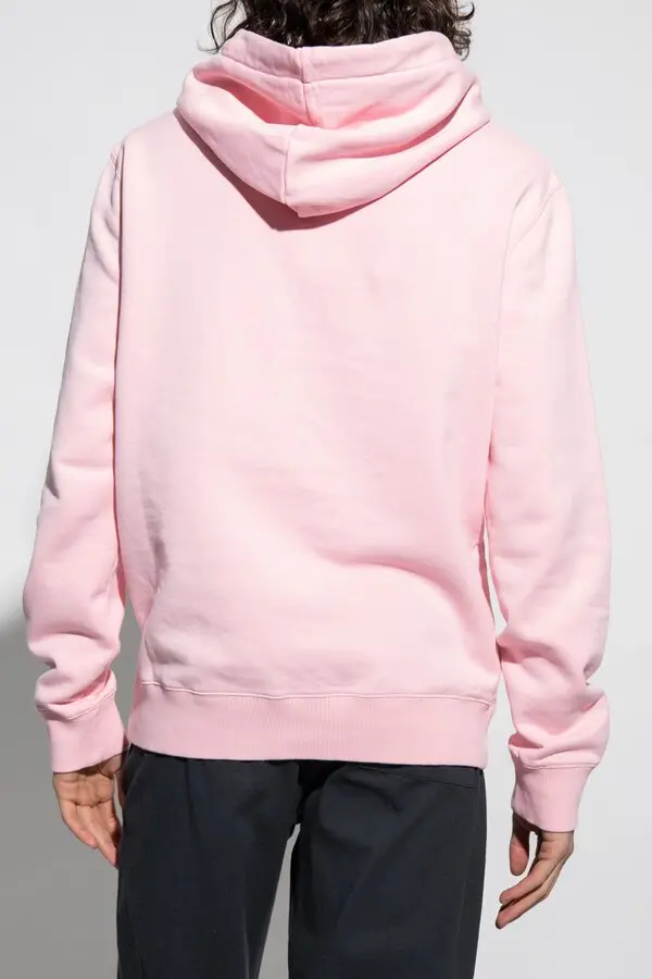 LANVIN Embroidered Logo Drawstring Hoodie