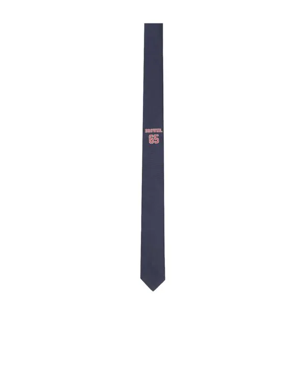 Thom Browne 65 Icon Tie - Navy