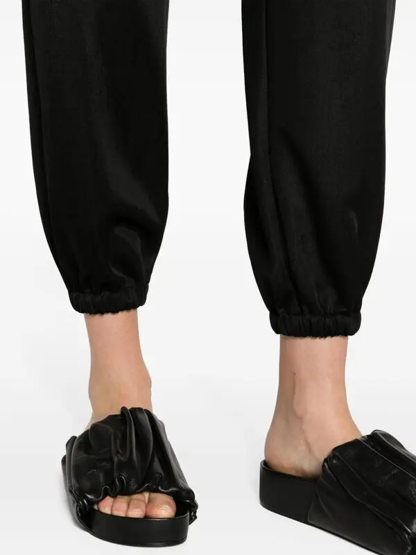 JIL SANDER Elastic Waist Jogging Pants - Black