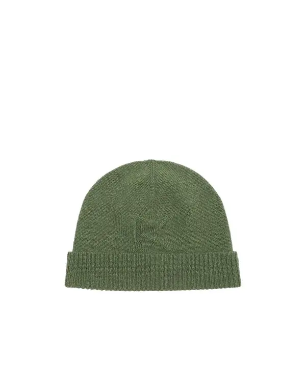 Kiton Rib Knitted Hat - Green