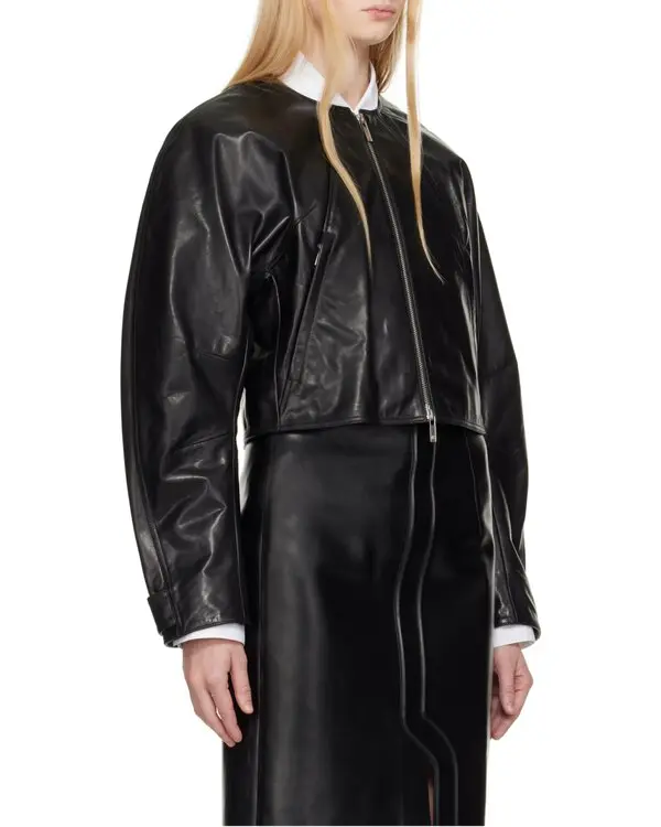 Helmut Lang Articulated Leather Jacket