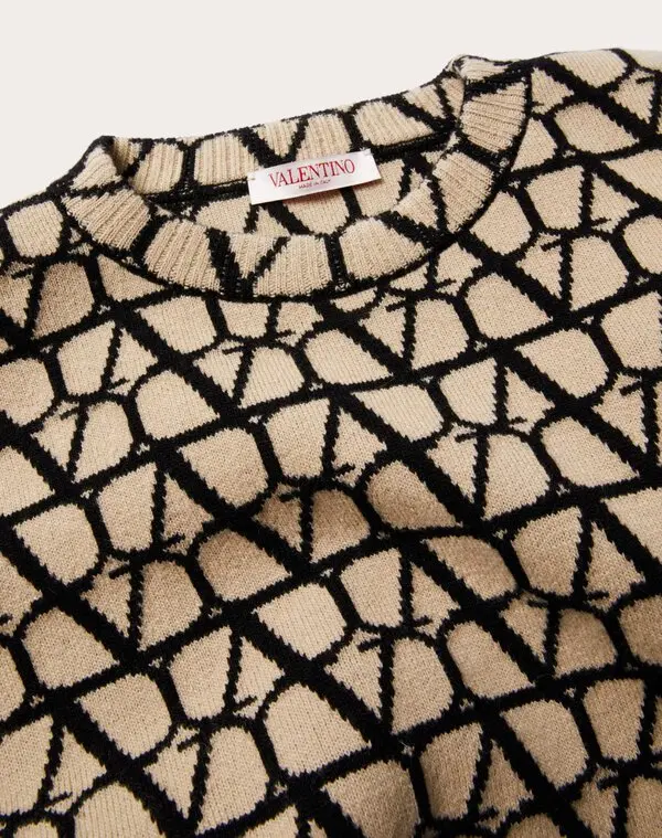 Valentino Garavani Toile Iconographe Crewneck Jumper