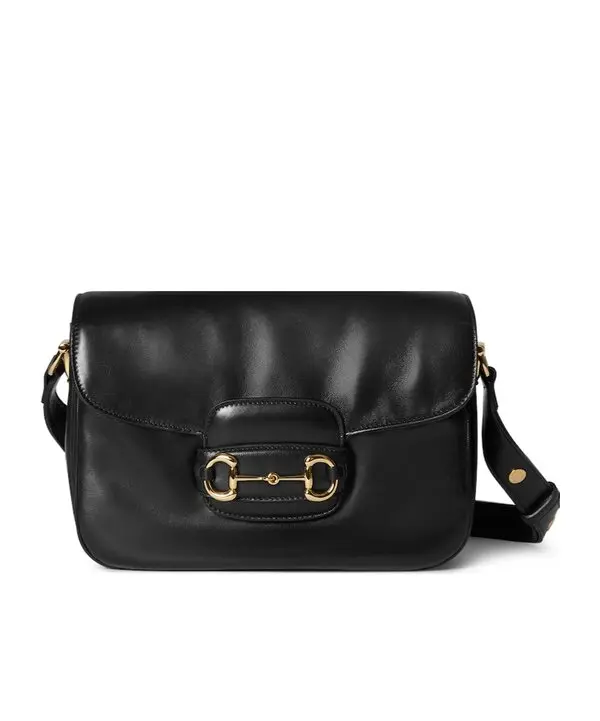 Gucci Horsebit 1955 Aura Small Shoulder Bag - Black