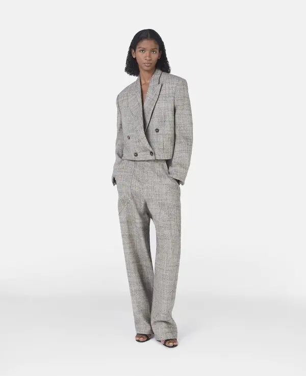 Stella McCartney Cropped Double-breasted Blazer
