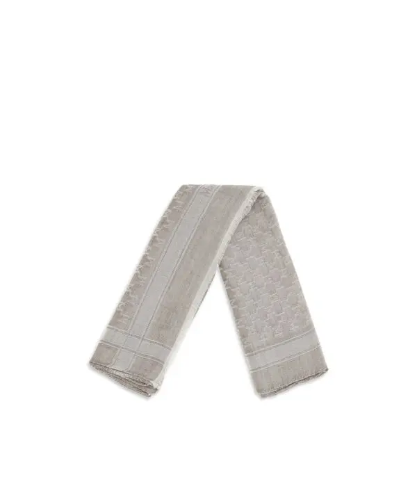 Max Mara Ora Jacquard Scarf - Gray