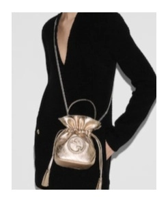Gucci Quilted Drawstring Shoulder Bag