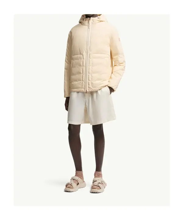 Moncler X Gilga Farm Donald Glover Linen Blend Shorts - White