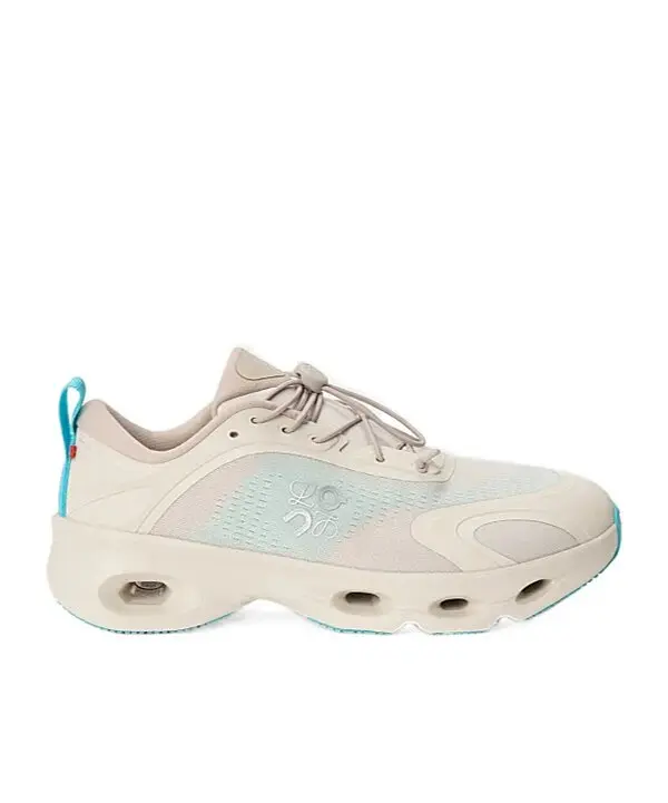 Loewe X On Collaboration Round-toe Sneakers With Speed Laces - Sand/turquoise