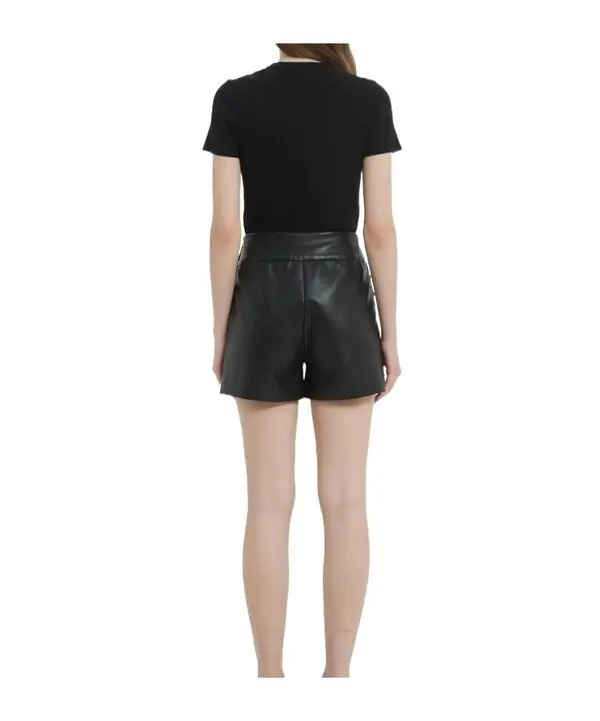 Marissa Chiara Embellished Button Shorts