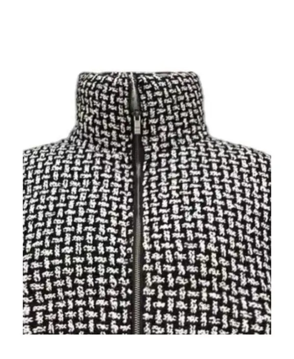 CHARLIE LUCIANO Logo Down Jacket With Stand Collar