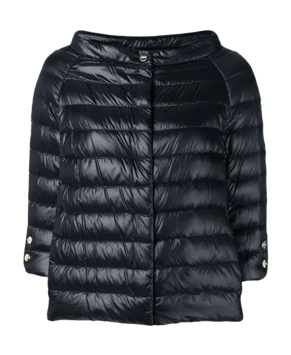 Herno Long-sleeved Down Jacket - Black