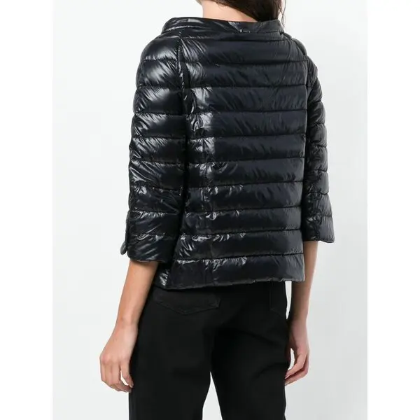 Herno Long-sleeved Down Jacket - Black