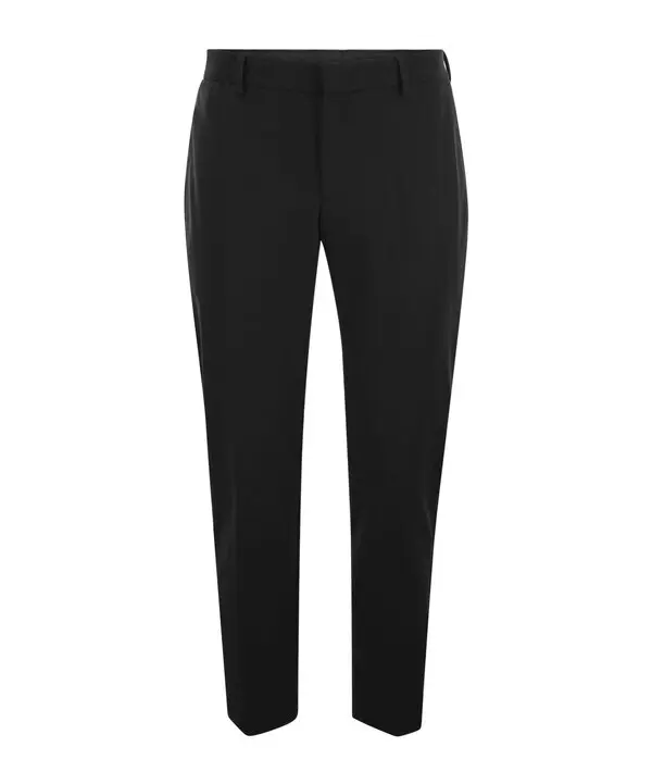 PT TORINO Pleated Tailored Trousers - Black