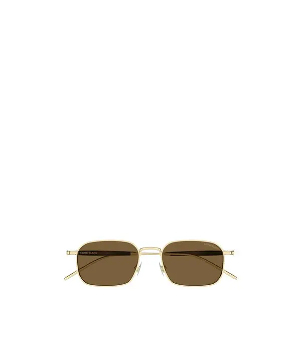 Montblanc Eyewear Square Frame Sunglasses - Brown