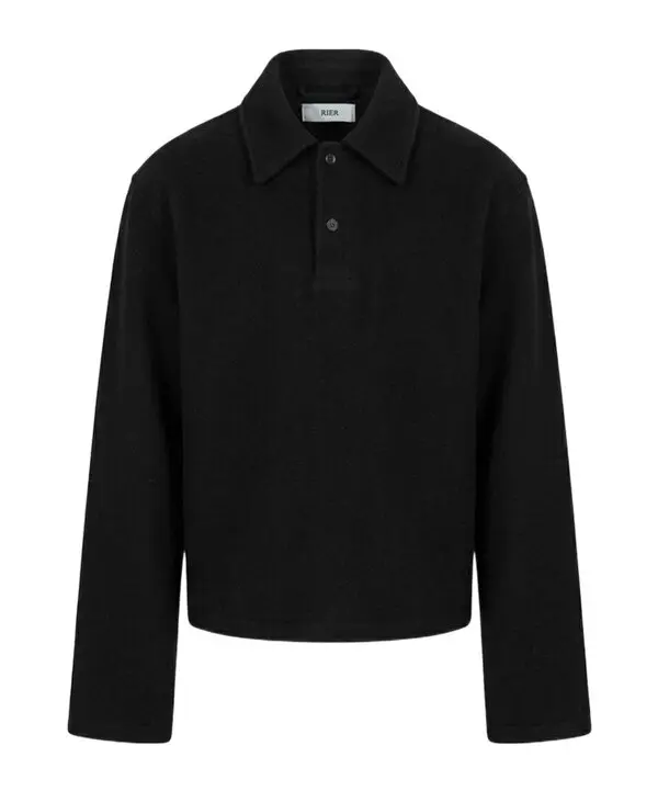 RIER Collared Long-sleeved Polo Shirt