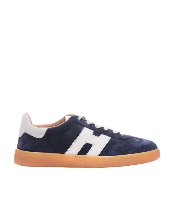 Hogan H647 Suede Lace-up Sneakers - Black