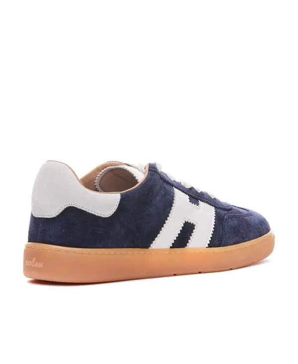 Hogan H647 Suede Lace-up Sneakers - Black