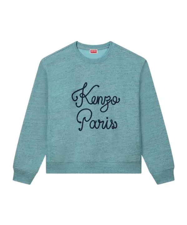 Kenzo Embroidered Crewneck Sweatshirt - Blue