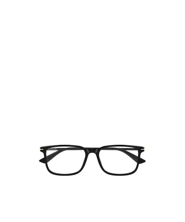 Montblanc Eyewear Rectangular Frame Glasses - Black