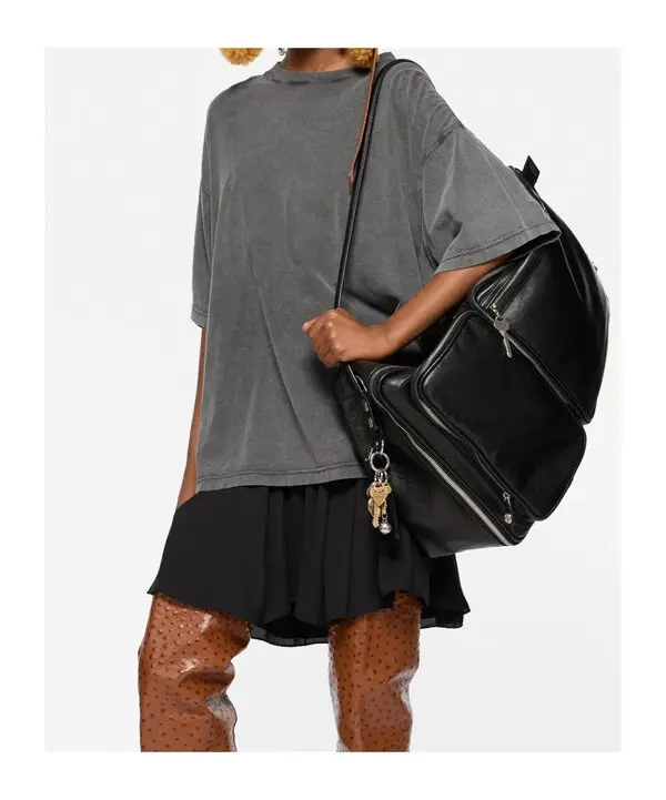 Acne Studios Graphic Print Layered T-shirt Dress