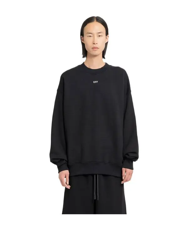 Off-White Printed Crewneck Sweatshirt - Black