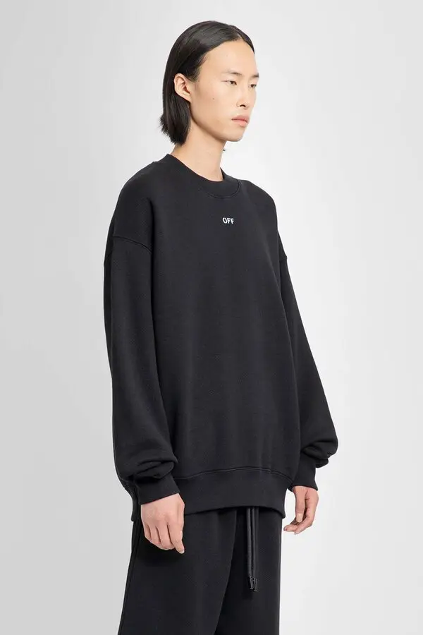 Off-White Printed Crewneck Sweatshirt - Black