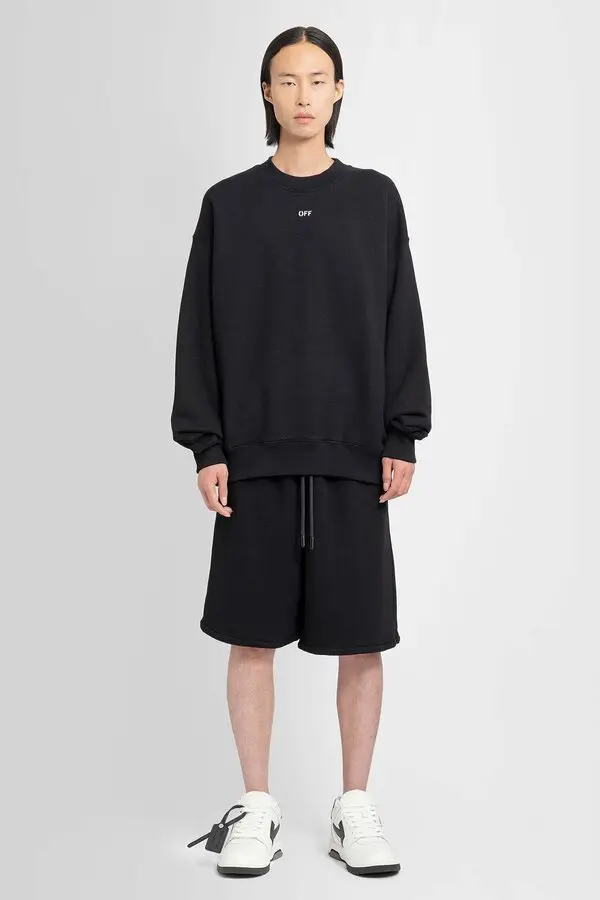 Off-White Printed Crewneck Sweatshirt - Black