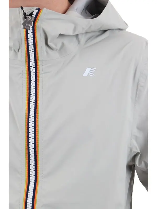 K-WAY Zipped Hooded Jacket - Multicolor