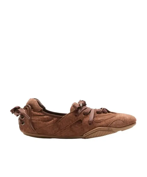 Acne Studios Lace-up Flat Shoes - Brown
