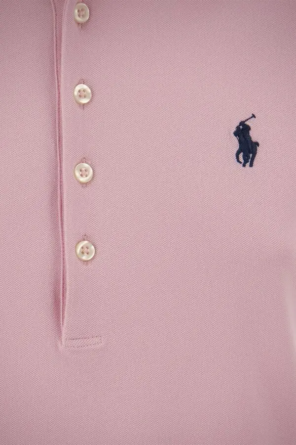 Polo Ralph Lauren Slim Fit Stretch Polo Shirt - Pink