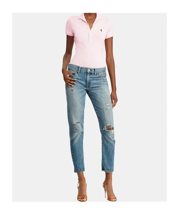 Polo Ralph Lauren Slim Fit Stretch Polo Shirt - Pink
