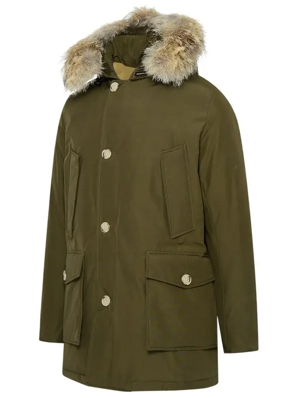 Woolrich Arctic Hooded Padded Parka - Green