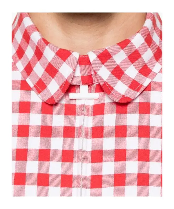 Thom Browne Gingham-check Flannel Shirt