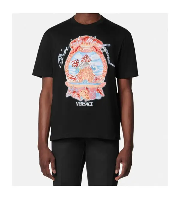 Versace Pattern-printed Crewneck T-shirt