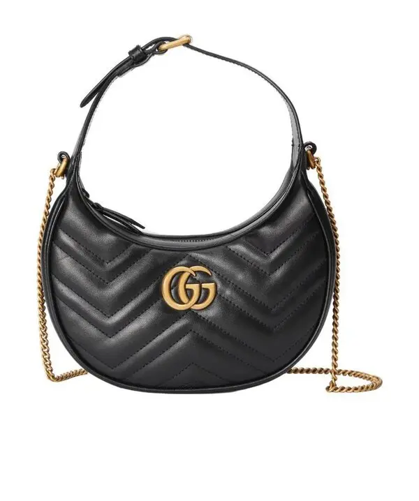 Gucci Gg Marmont Half-moon Mini Bag
