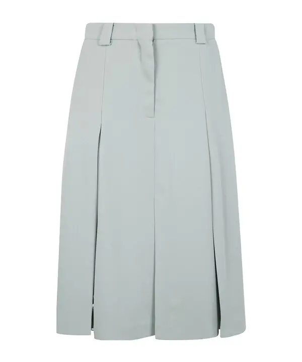 N.21 Pleated Midi Skirt