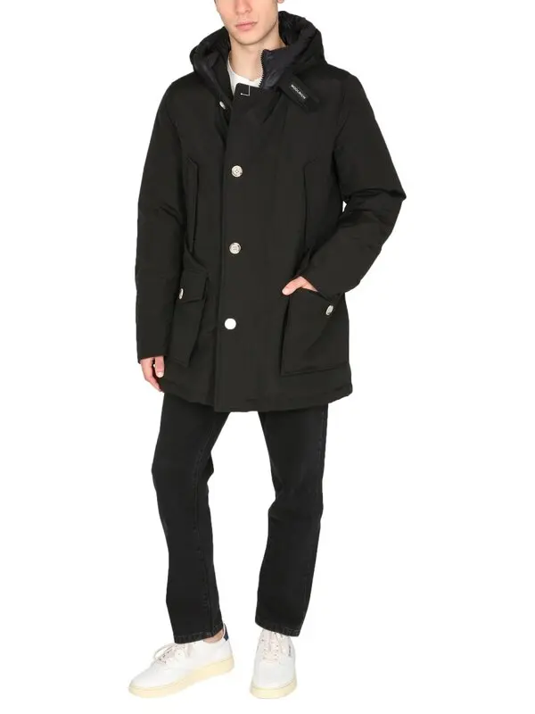 Woolrich Arctic Hooded Down Parka - Black