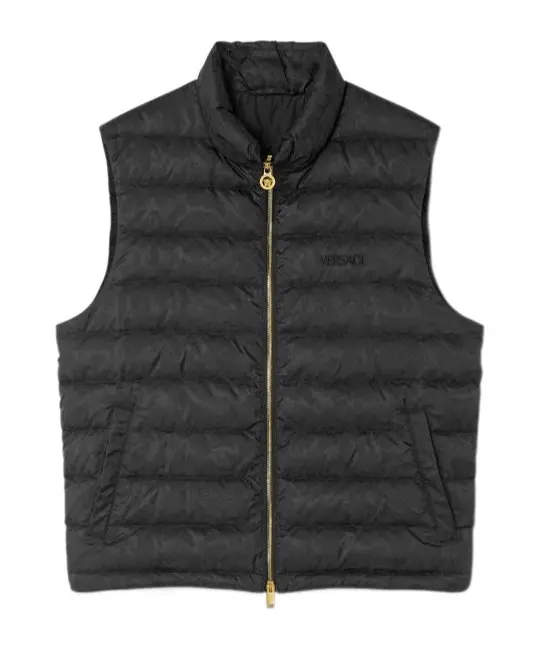 Versace Stand Collar Puffer Vest