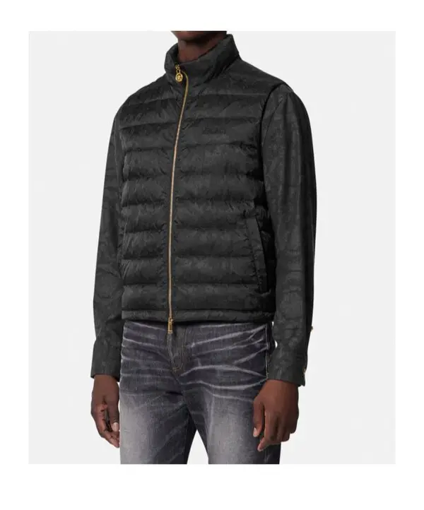 Versace Stand Collar Puffer Vest