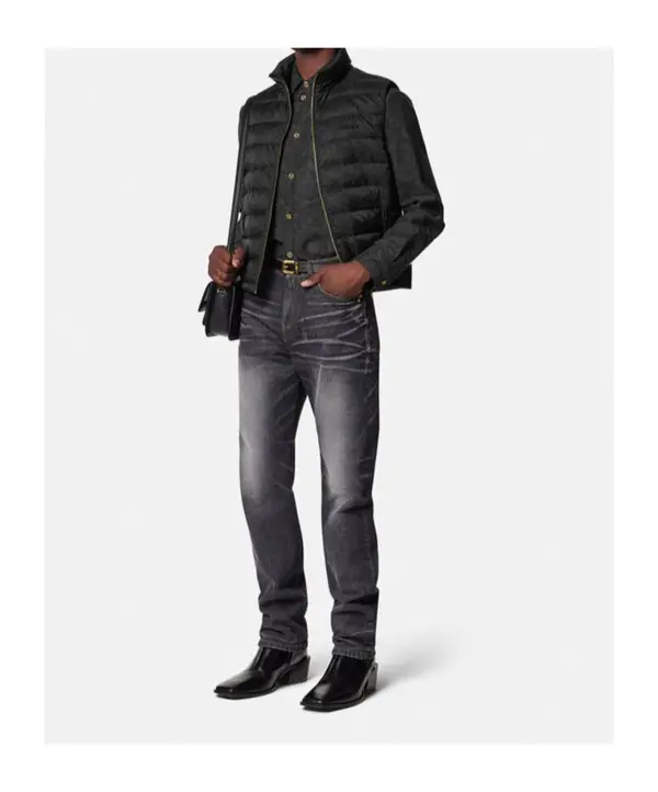 Versace Stand Collar Puffer Vest