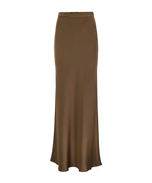 Max Mara Satin Midi Skirt
