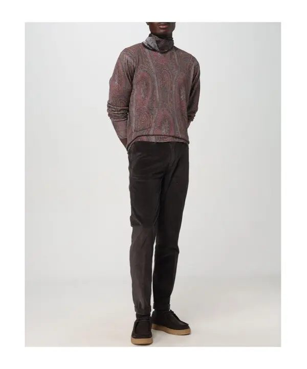 Etro Paisley Jacquard Sweater - Black