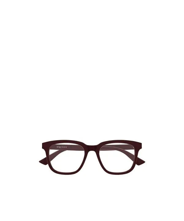 Alexander McQueen Square Frame Glasses - Brown