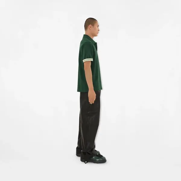 Burberry Short Sleeved Polo Shirt - Green