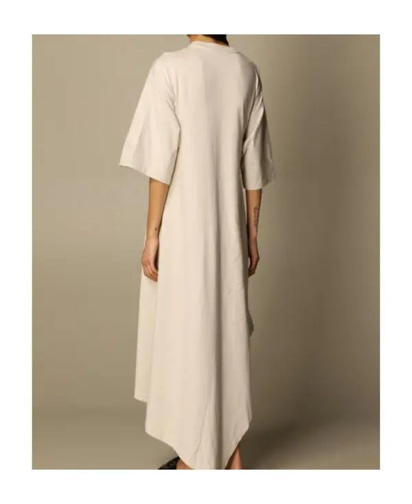 Balenciaga Wrapped T-shirt Dress - Nude