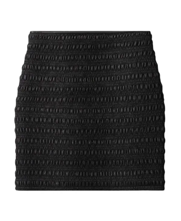 Nanushka Ceara Smocked Mini Skirt